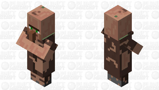 Poor Villager Minecraft Mob Skin