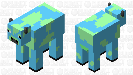 Earth Cow Minecraft Mob Skin