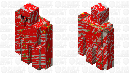 Blood Iron Golem Minecraft Mob Skin