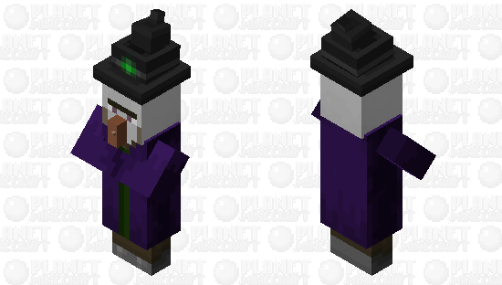 Pale Witch Minecraft Mob Skin