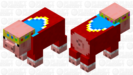 techno pig Minecraft Mob Skin
