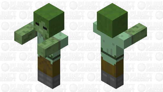 Zombie but Alex Minecraft Mob Skin