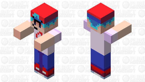 Boyfriend (FNF) Minecraft Mob Skin