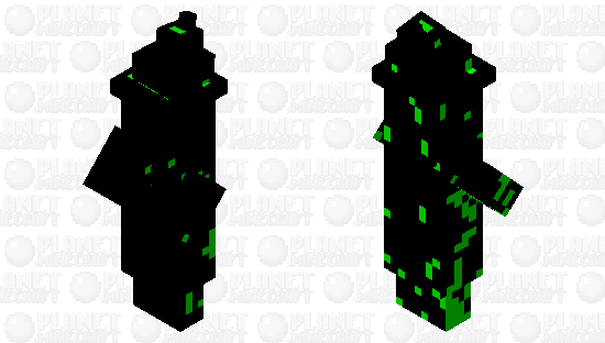 Weird Edited Witch Minecraft Mob Skin