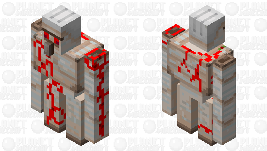 the blood golem Minecraft Mob Skin