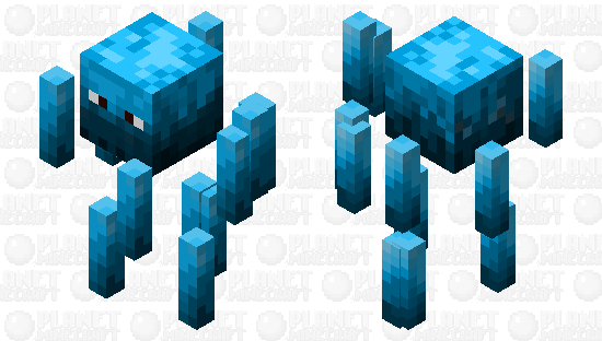Ice/Water/Soul Fire Blaze Minecraft Mob Skin