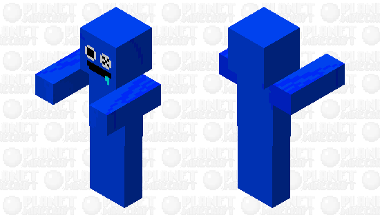 blue but new Minecraft Mob Skin