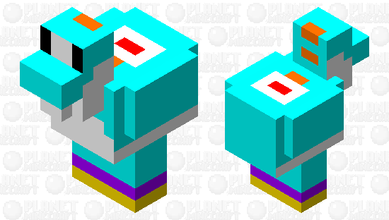 baby blue yoshi Minecraft Mob Skin