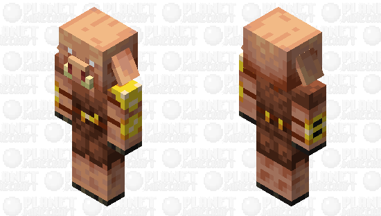 Piglin guard Minecraft Mob Skin