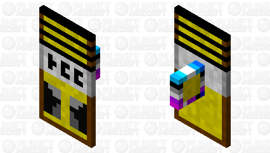 casper_the_mcbee shield Minecraft Mob Skin