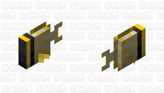 Ornate Butterflyfish/Clown Butterflyfish Minecraft Mob Skin