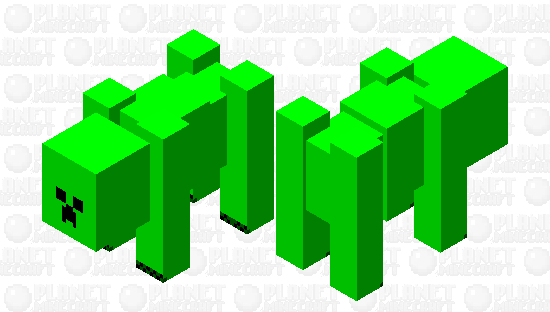 A Very Strange Giant Creeper Minecraft Mob Skin