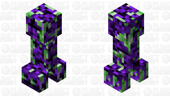 Cracked creeper Minecraft Mob Skin