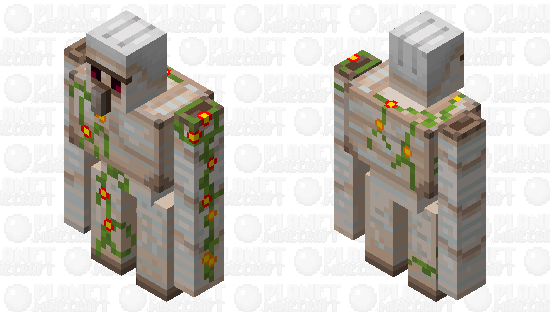 Flower Golem Minecraft Mob Skin