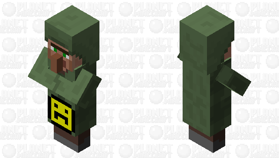 sad villager Minecraft Mob Skin