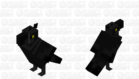"Quothe the raven: 'Nevermore!'" Minecraft Mob Skin