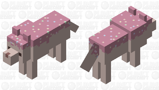 ~Cake Wolf~ HD Skin Minecraft Mob Skin