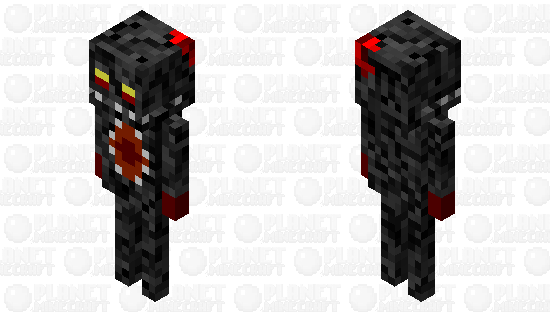 Infected skeleton Minecraft Mob Skin