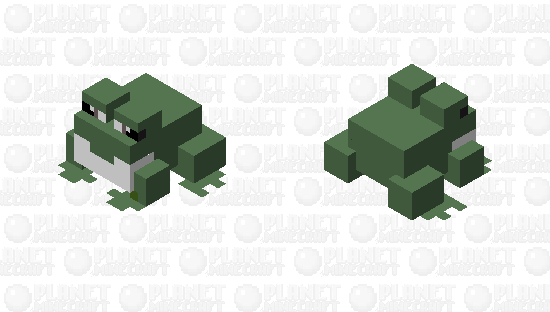 Minimalistic Frog Minecraft Mob Skin