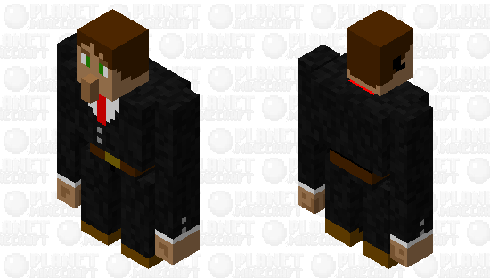 Hitman Minecraft Mob Skin