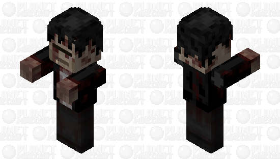 Tissou-style Zombie Villager 1 Minecraft Mob Skin