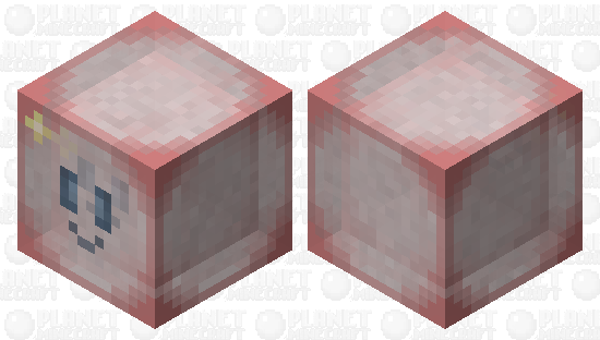 Cute Pink Slime Minecraft Mob Skin