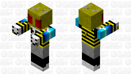 casper_the_mcbee zombie Minecraft Mob Skin