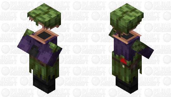 faceless swamp villager Minecraft Mob Skin