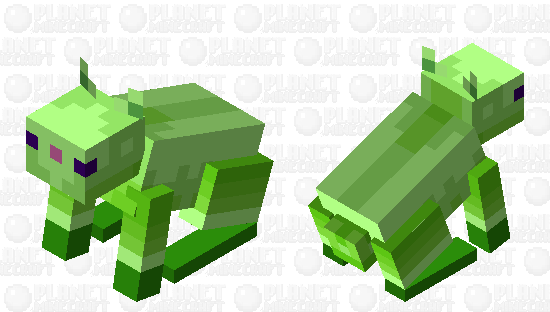 Raxolotl [Salt] - Axolotls. Minecraft Mob Skin