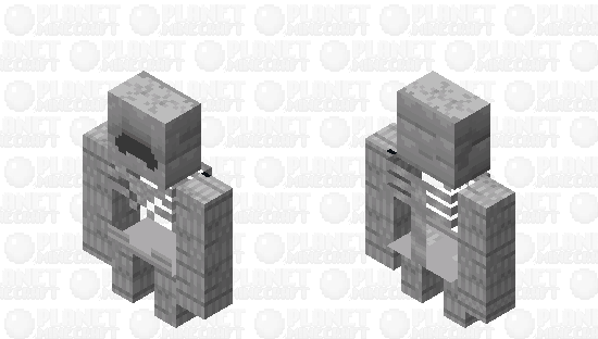 skeleton warden Minecraft Mob Skin