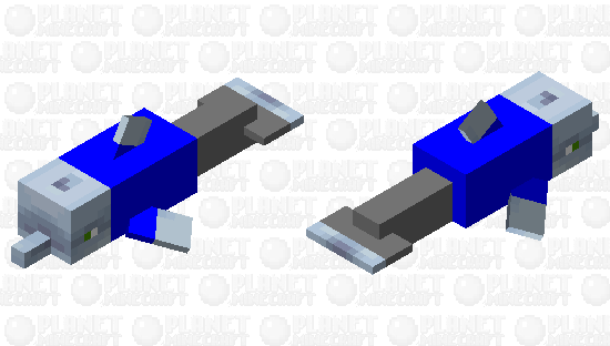 KaiOceansword (Dolphin-Form) Minecraft Mob Skin