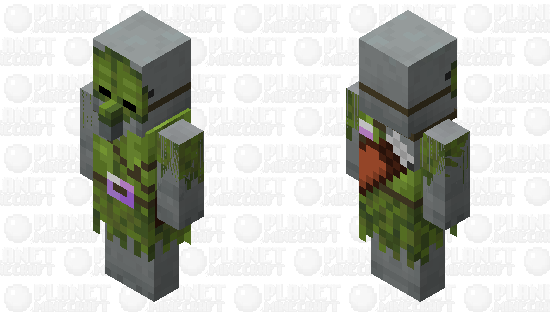 Lush cave elite illager shooter Minecraft Mob Skin