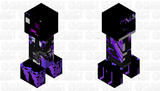 Galaxy Creeper Minecraft Mob Skin