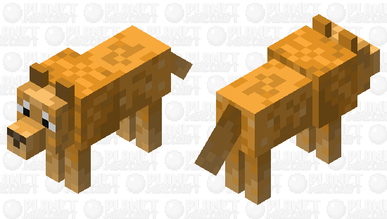 Golden Retriever (Fawn) Minecraft Mob Skin