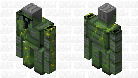 The lost overworld: The ancient golem Minecraft Mob Skin