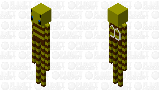 Enderman To Bee Minecraft Mob Skin