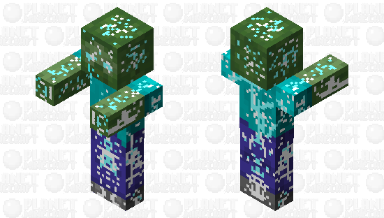Winter zombie 2.0 Minecraft Mob Skin