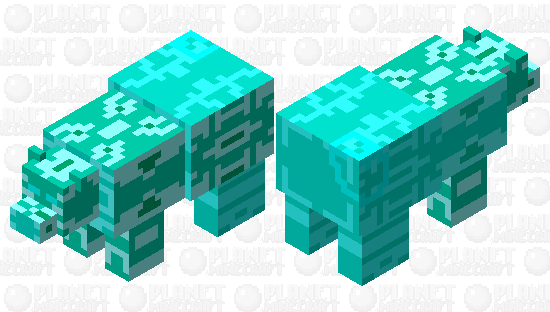 frozen zombie polar bear Minecraft Mob Skin