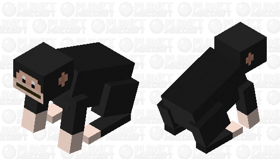 Chimpanzee Minecraft Mob Skin