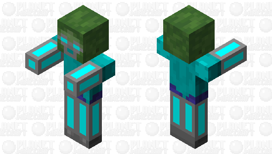Robot Zombie Minecraft Mob Skin
