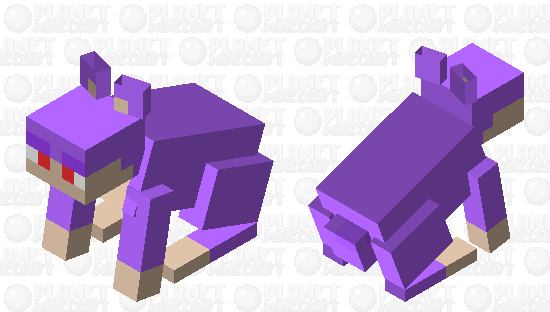Rattata Pokemon Skin (bunny) Minecraft Mob Skin