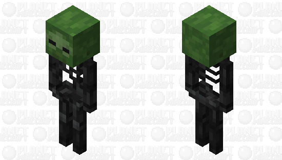 Zombie As A Wither Skeleton Minecraft Mob Skin