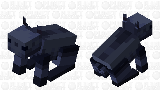 Raxolotl [White Splotched] - Axolotls. Minecraft Mob Skin