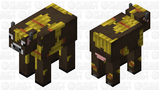 Wheat Cow Minecraft Mob Skin
