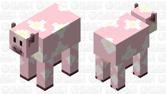 flower cow but in the style of my other mobs Minecraft Mob Skin