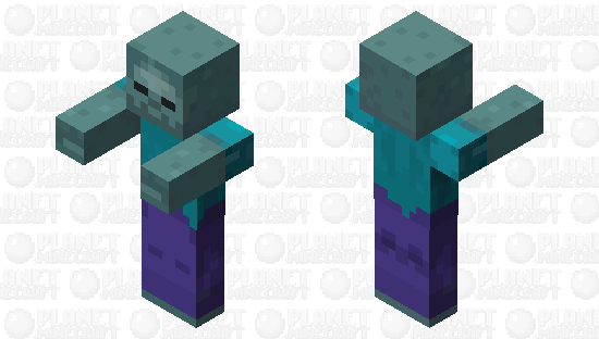 Pastel/Pale Zombie Minecraft Mob Skin