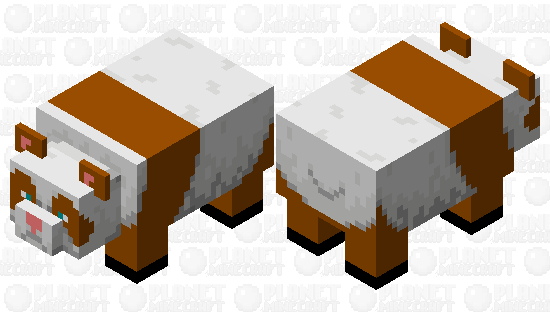 Endangered fire panda Minecraft Mob Skin