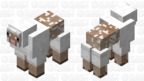 Weird buff sheep Minecraft Mob Skin