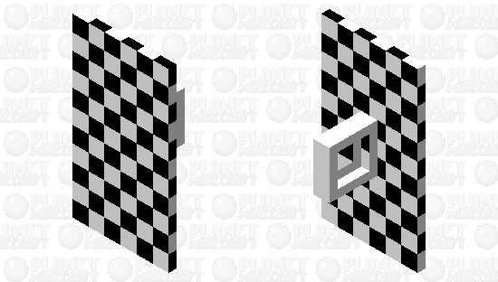 Checkered Shield Minecraft Mob Skin