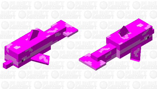 pink dolphin Minecraft Mob Skin